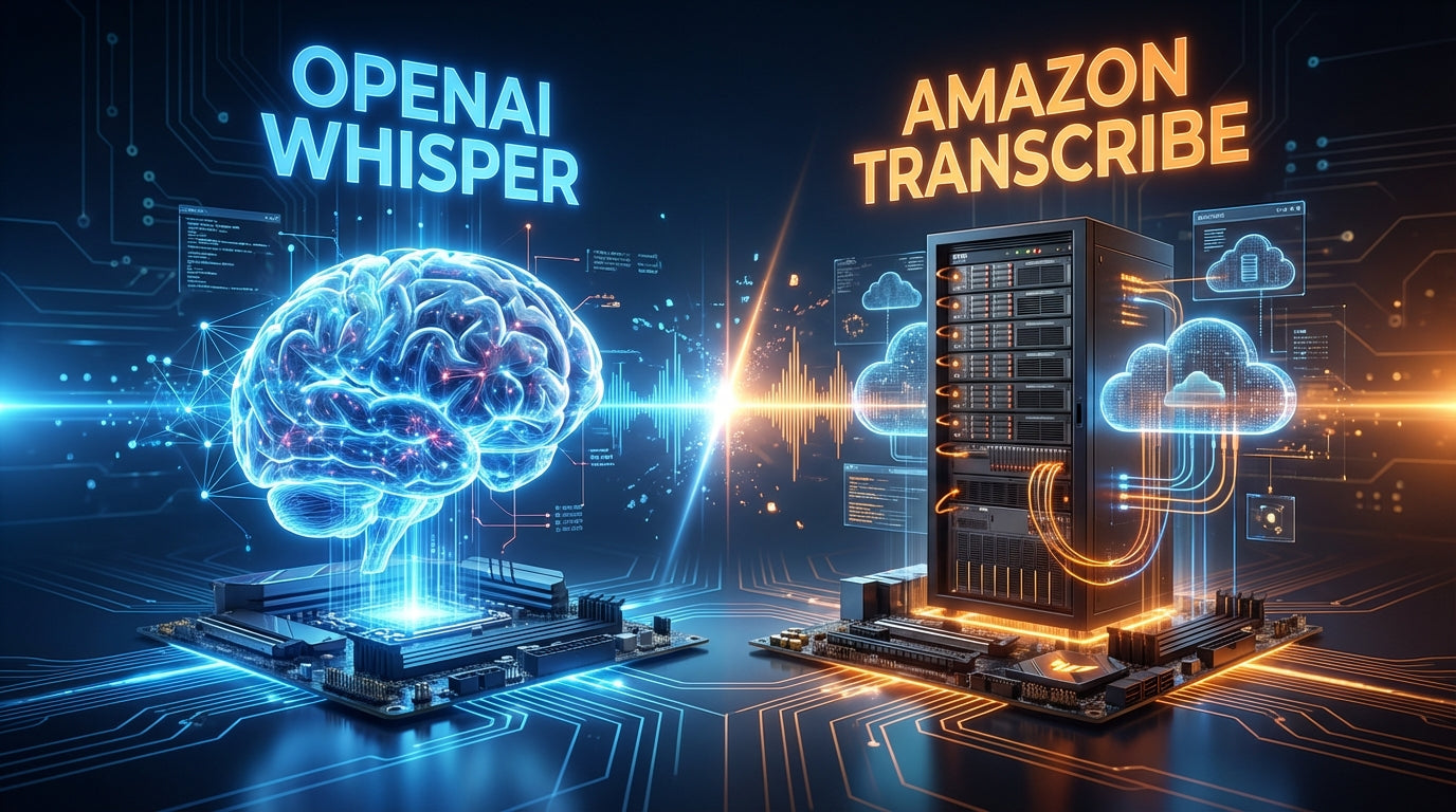 OpenAI Whisper vs. Amazon Transcribe: Complete Comparison Guide for De ...